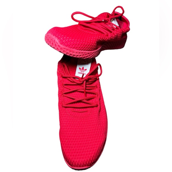 adidas | Shoes | Rare Adidas Pharrell Williams Edition Red Sneakers Sz ...